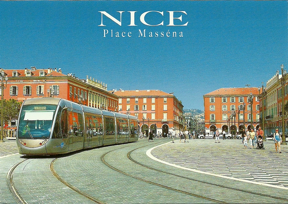 The traveler's drawer: NICE. Tramway à place Masséna