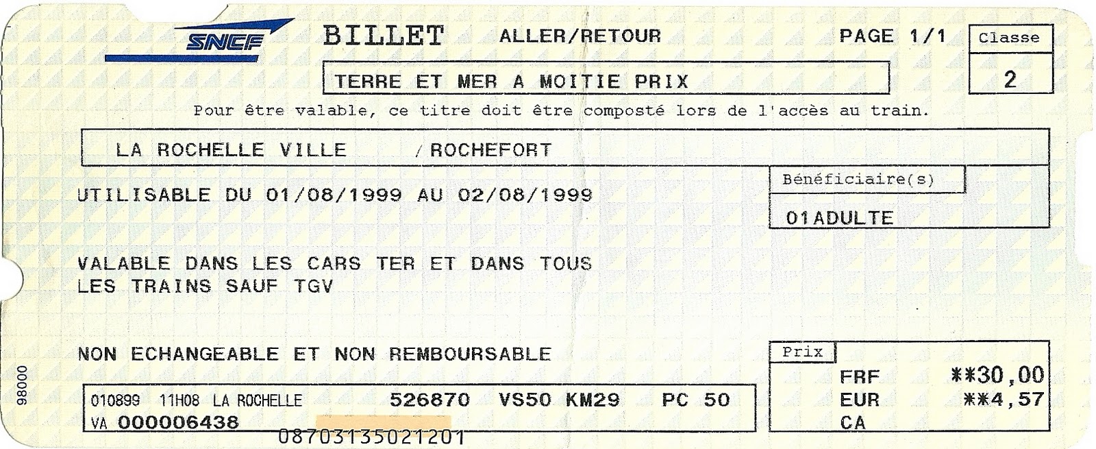 Sncf Billet