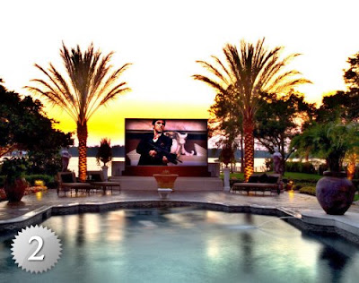 WOW Cool Pics: 10 Most Amazing Outdoor Home Theaters