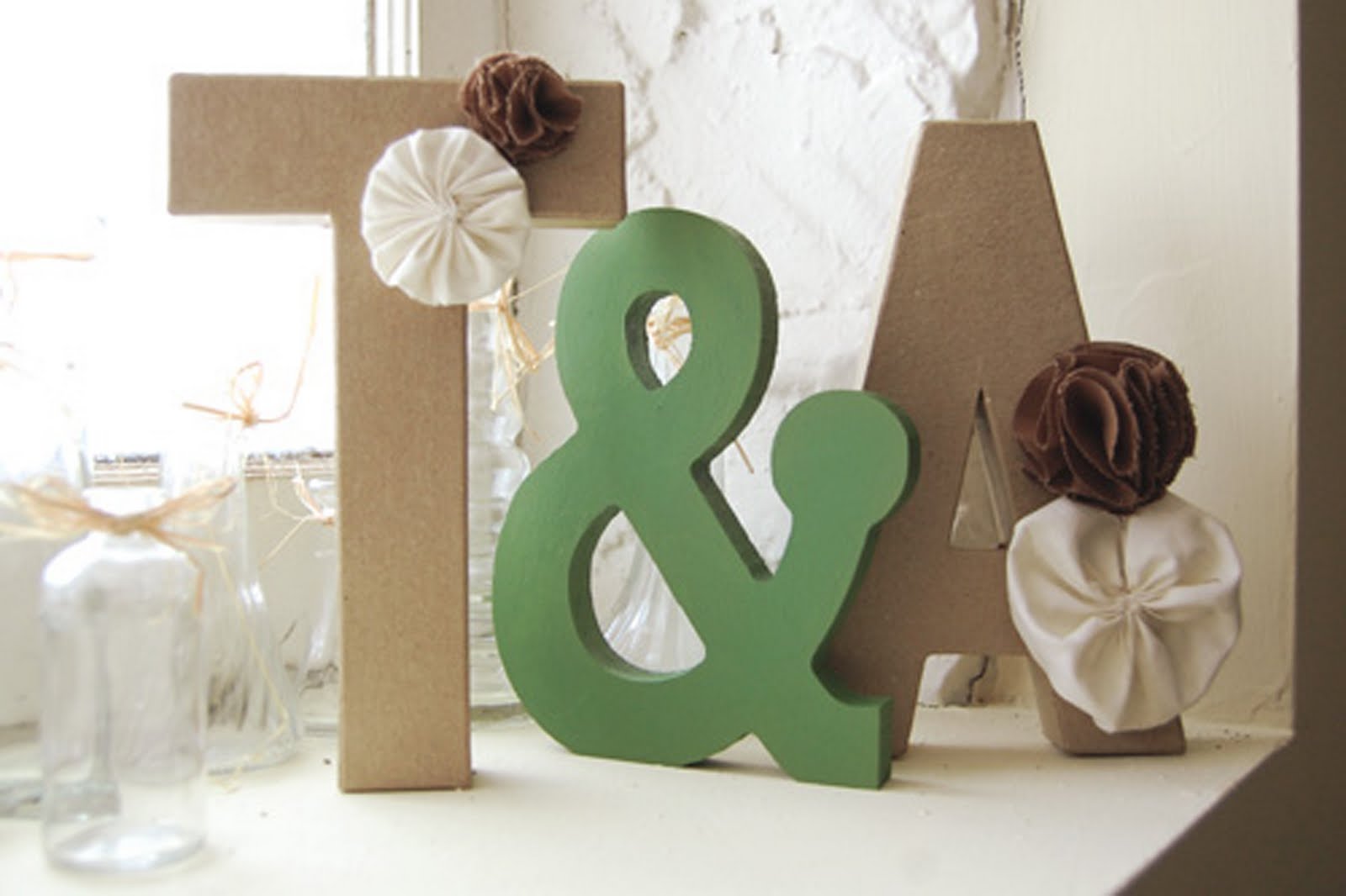 DIY: Home Decor Letters - In Honor Of Design