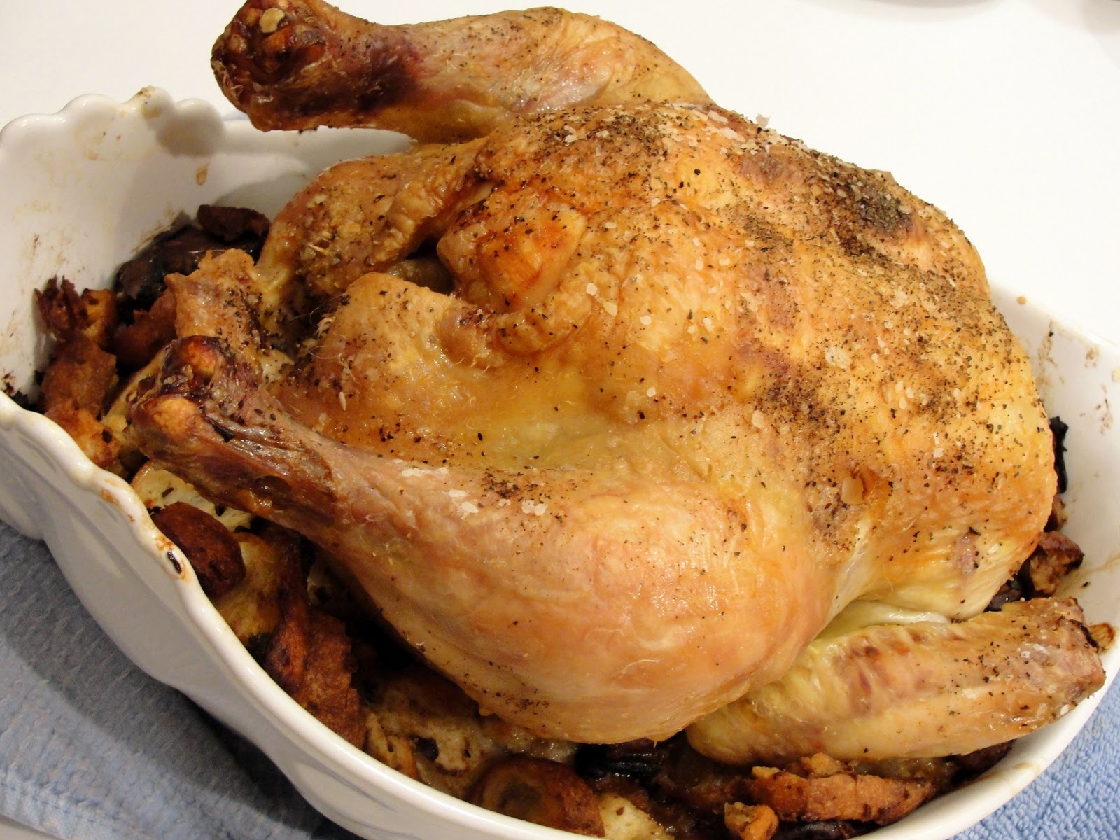 There's always thyme to cook...: Inside-Out Stuffed Chicken