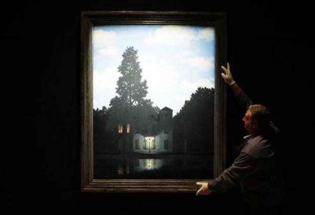 Clair de Lune: The Empire of Light, René Magritte, 1953