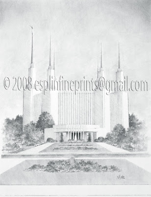 Neal Esplin: LDS Temple Sketches