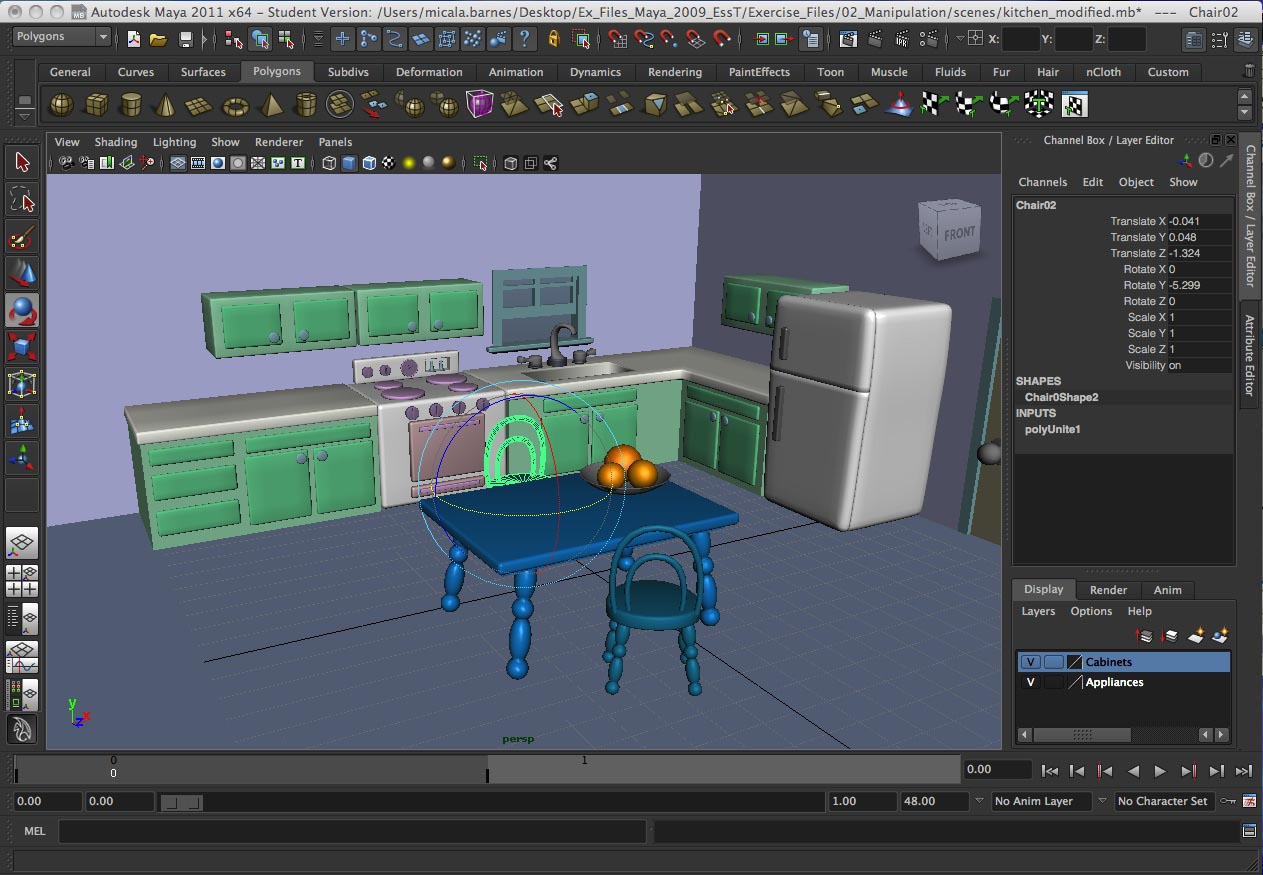 3D Modeling Class Progress: learning slowly but surely!