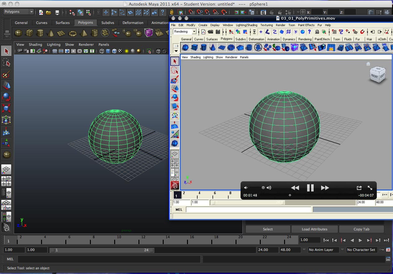 3D Modeling Class Progress: Learning Polygons
