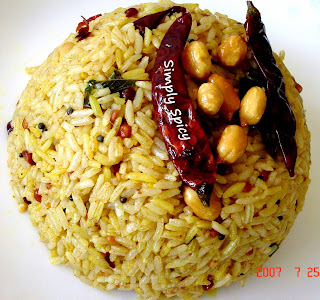 Simply Spicy: Pulihora - Tamarind Rice