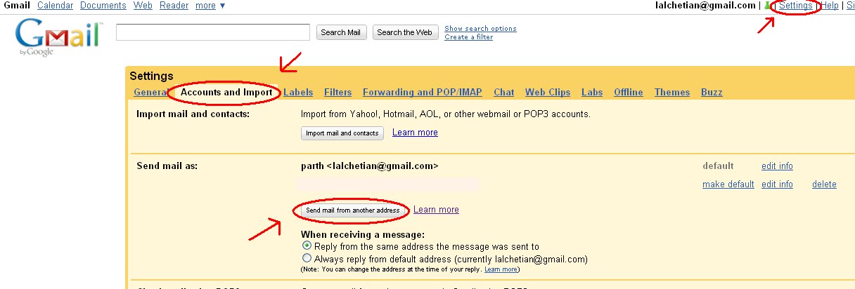 How to handle multiple E-mail accounts from gmail Email account |pool ...