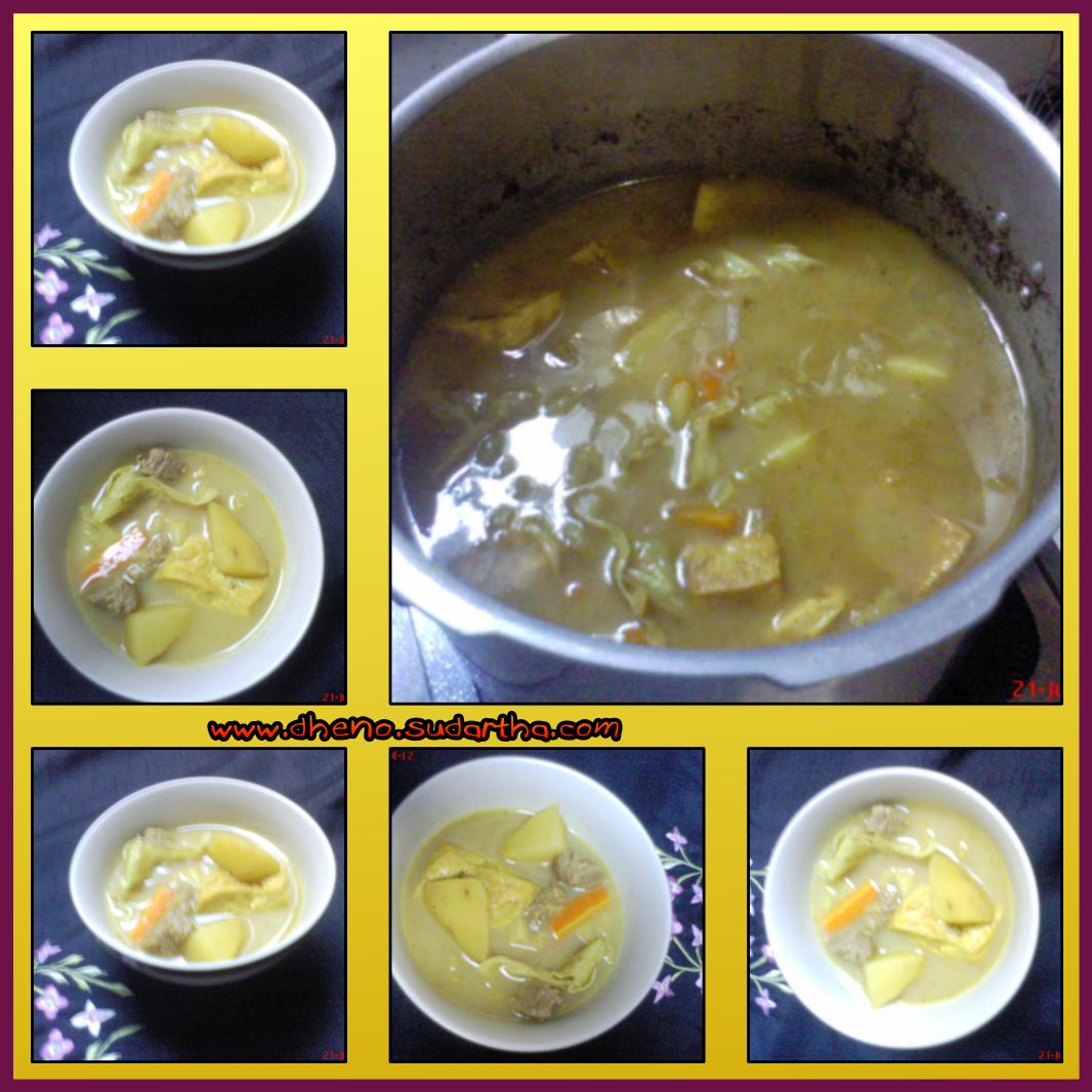 Hari ini ebo belajar buat ...: Gule sapi