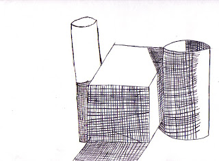 highschoolart: Pen & Ink Cross-Hatching Still Life High School Art