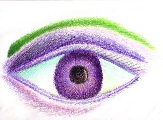 highschoolart: Color Pencil Mark Making High School Art