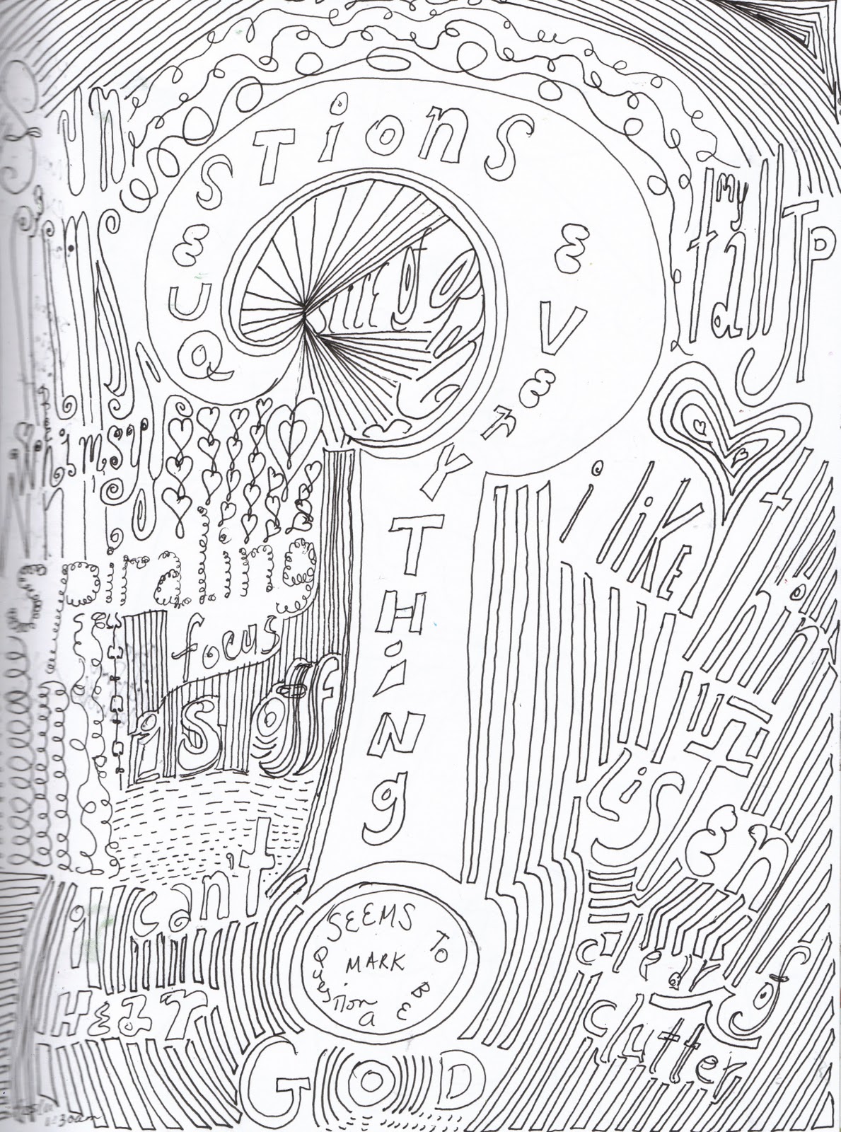 Morning Dew: Rosebud & Question Doodles