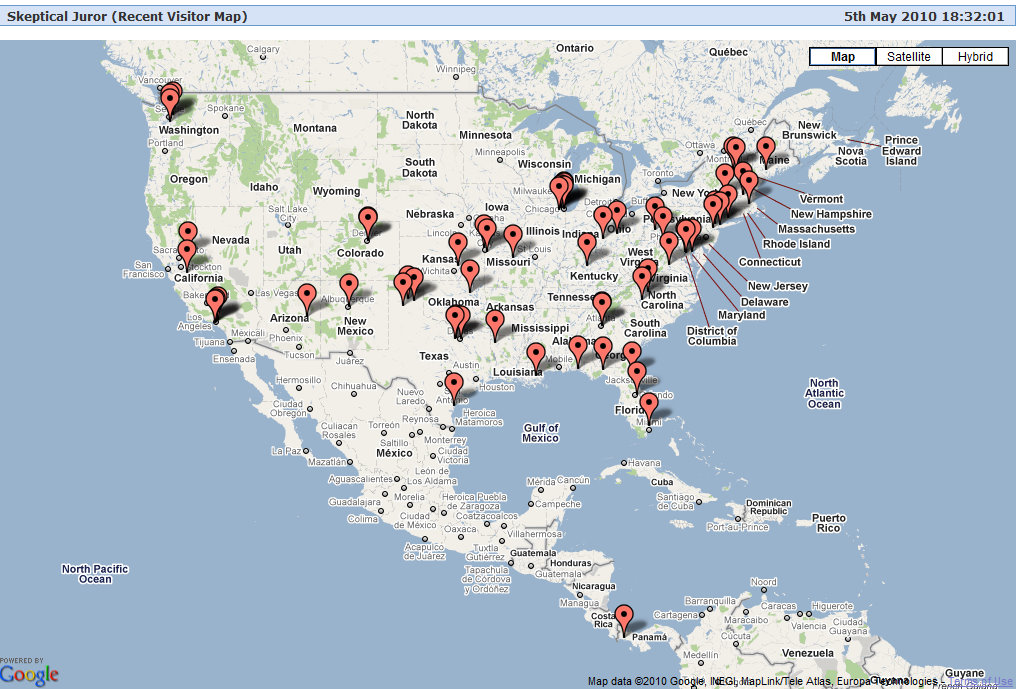 The Skeptical Juror: Behind The Scenes: StatCounter Maps