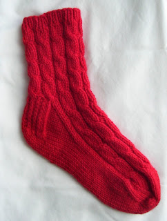 The Knitting Archaeologist: Forked: Spanish Dancer Socks