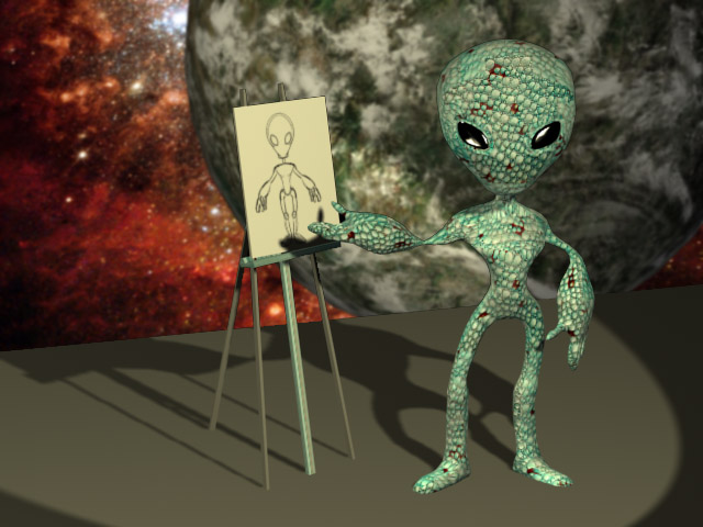 Too Noob for a Website.: Bob the Alien