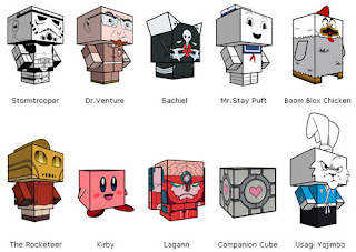 Paper Craft Arts: Cubecraft Papercraft Toys