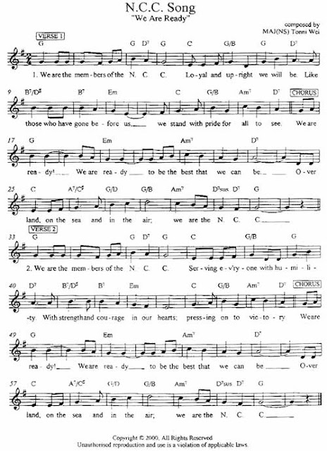 West (NCC): NCC Song