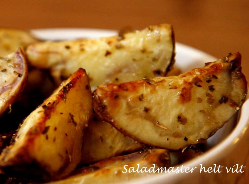 Saladmaster helt vilt: Urte bakte poteter i oljepanna