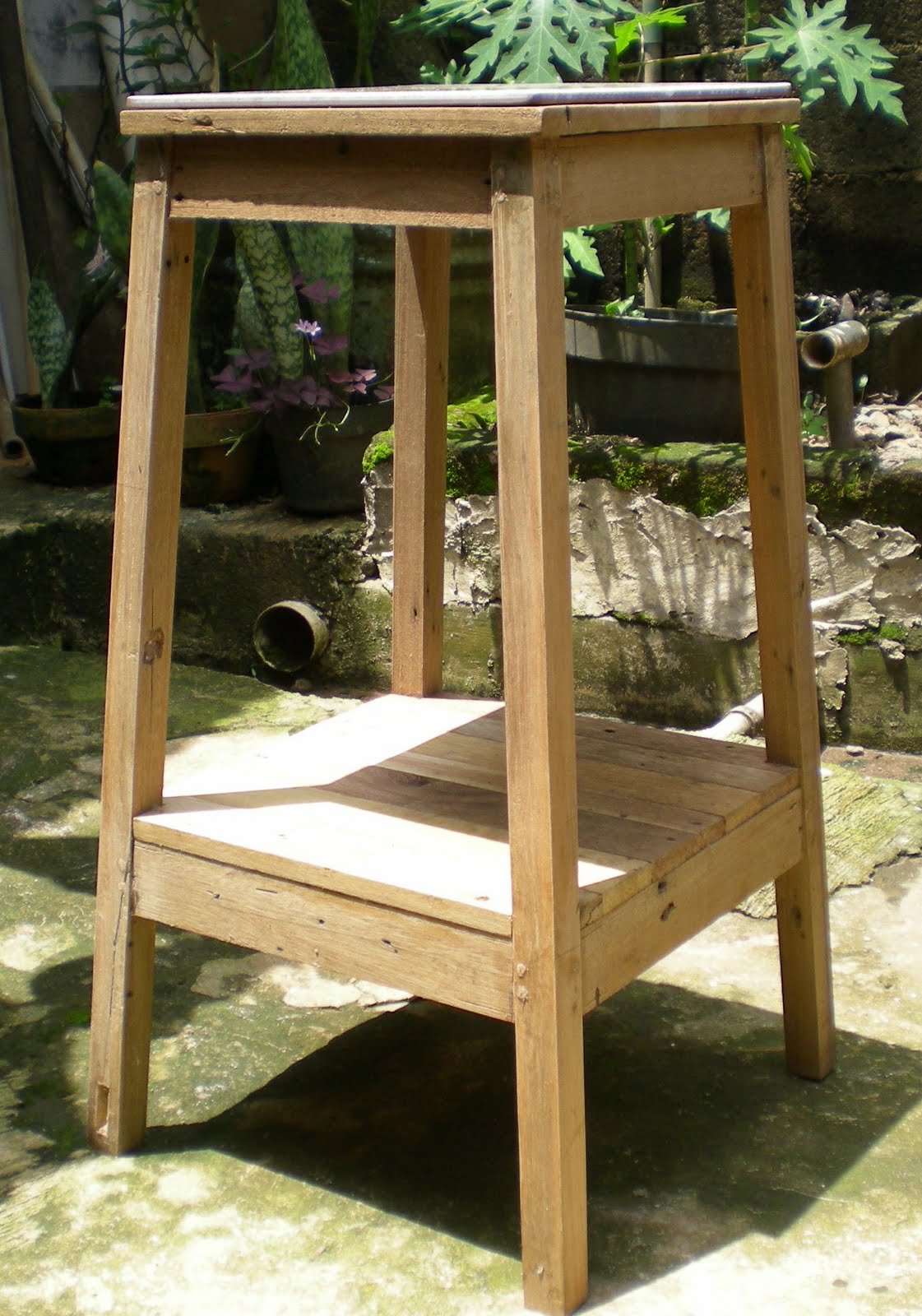 Perabot Kayu Sederhana / Simply Wood Furniture: Meja Rack Sederhana ...