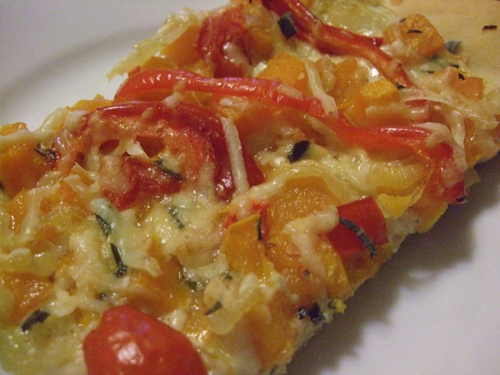 Eaten anything interesting lately?: Butternut Squash Pizza