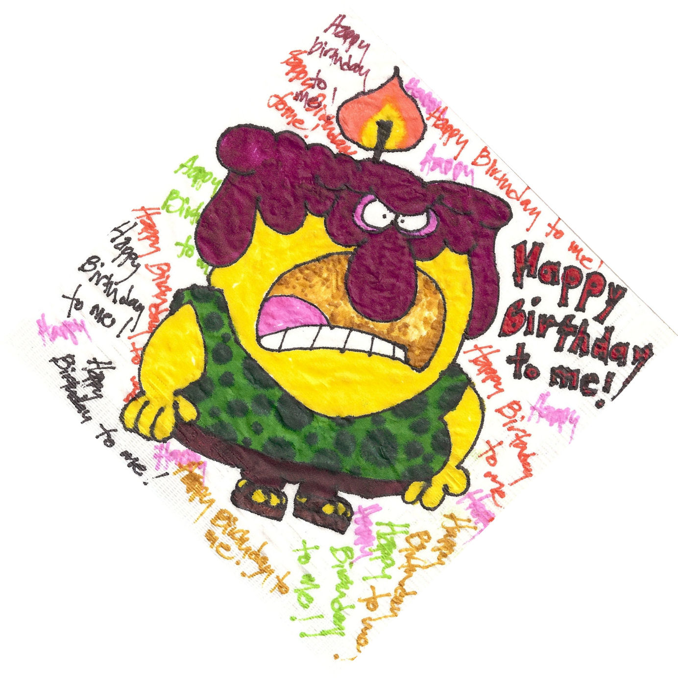 kmkirbynapkins: Chowder Cartoon art napkins.