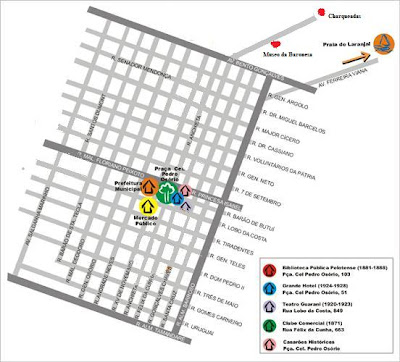 Turismo - Pelotas Urbana: Mapa