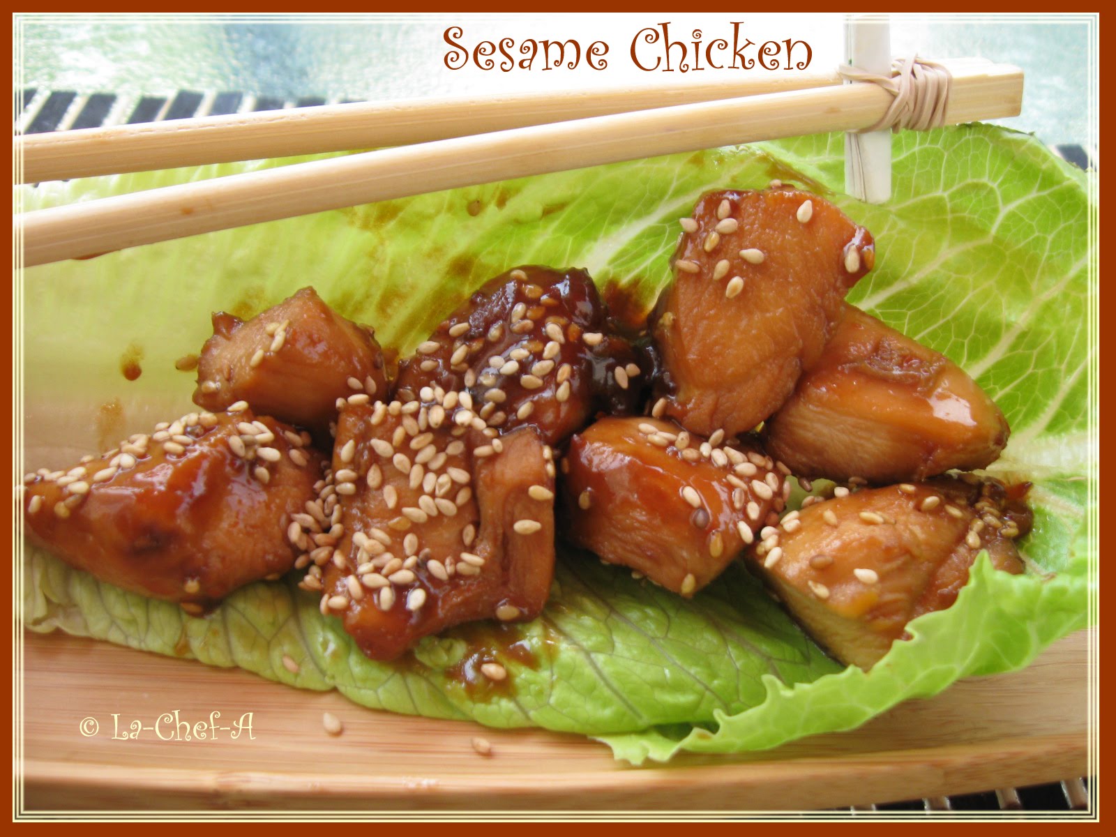 La Chef-A: SESAME CHICKEN