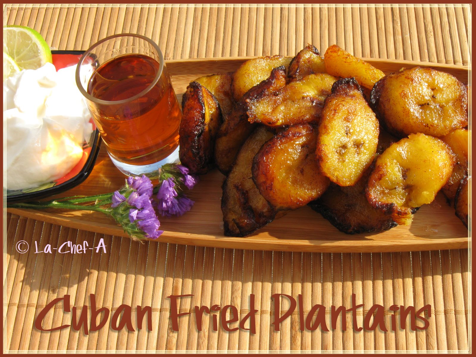 La Chef-A: CUBAN FRIED PLANTAINS