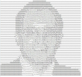 El Arcón de Ricardo: ASCII ART - imágenes con texto
