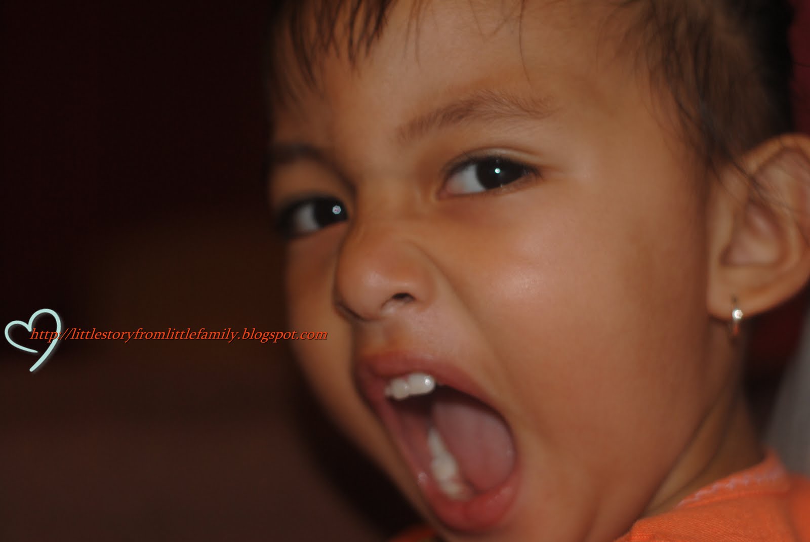 ~Little Story from Little Family~: Contest Muka Garang si Kecil