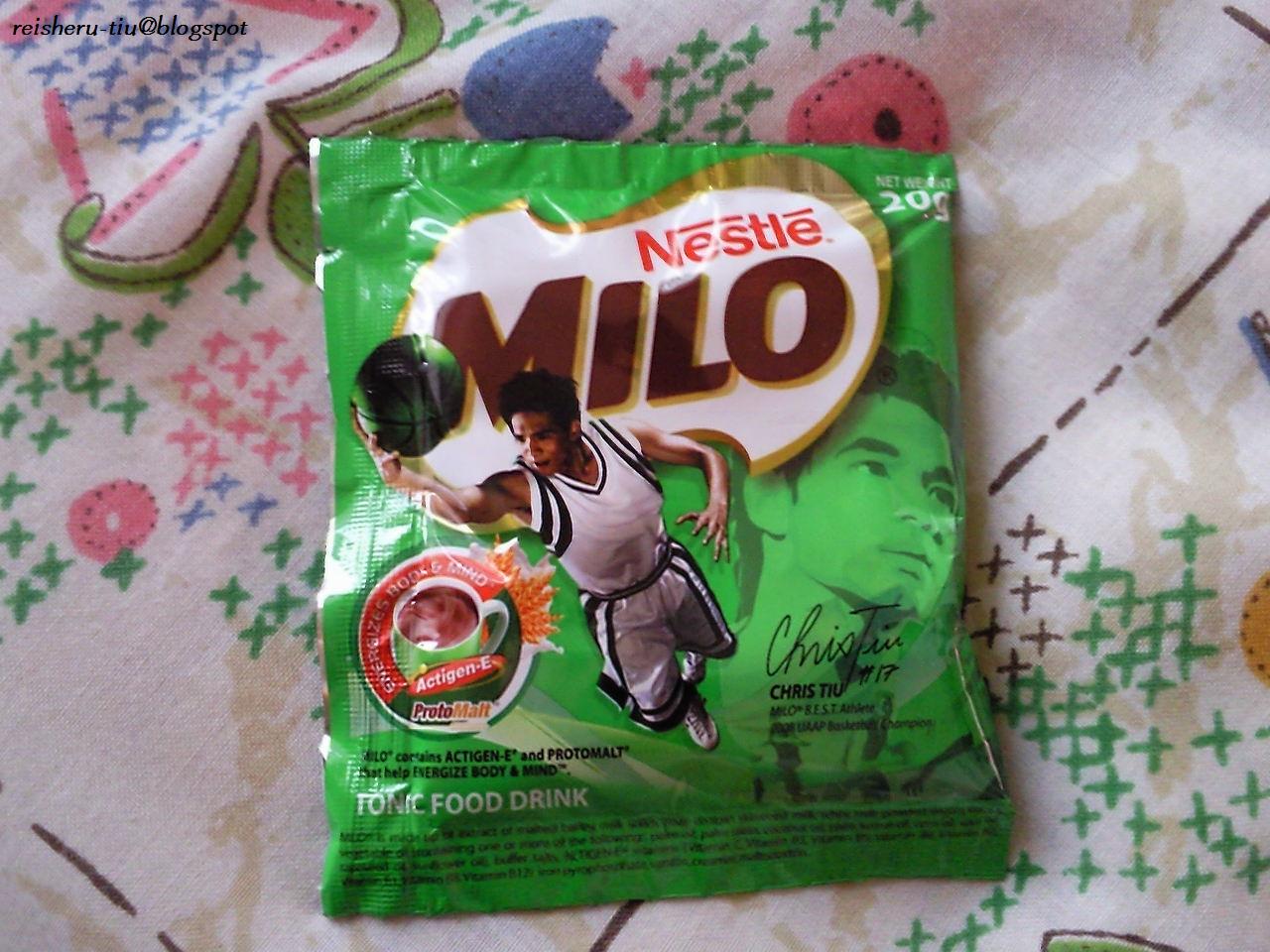 ALL ABOUT TIU: Chris for MILO