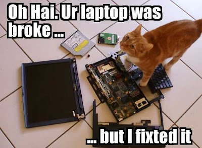 Broken tech gadgets | Curious, Funny Photos / Pictures