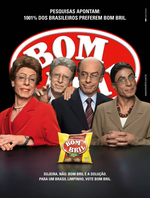 DESIGN INFORMA: Bombril aposta em campanha política em seu novo anúncio