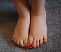 Dear Nina: Ladybug Toenails