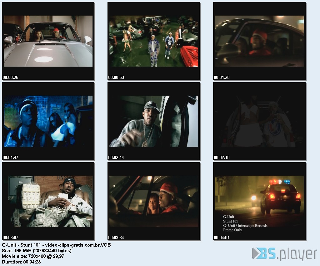 Vdeo Clipe HD: Video Clip - G-Unit - Stunt 101