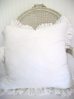 Full Bloom Cottage: New Vintage Washed Linen Ruffles....
