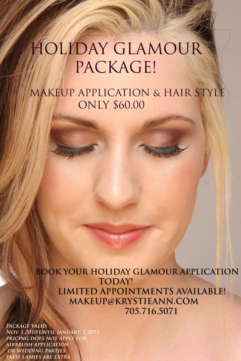 Krystie Ann Hair + Makeup Artist: Holiday Glamour Promotion