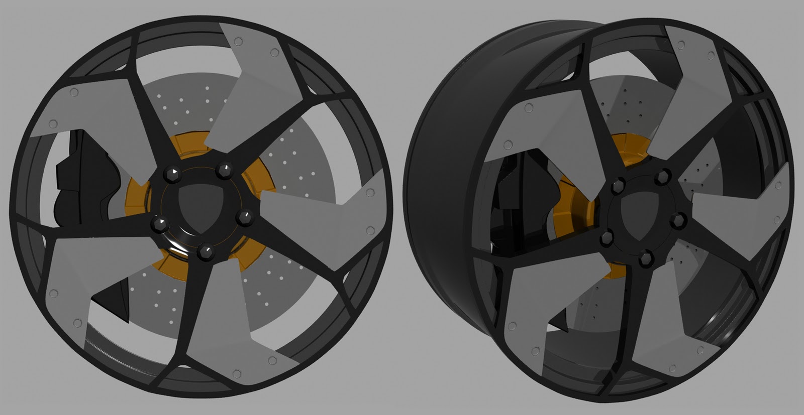 Dino Marsigliese CG Artist: Lamborghini Reventon rims WIP