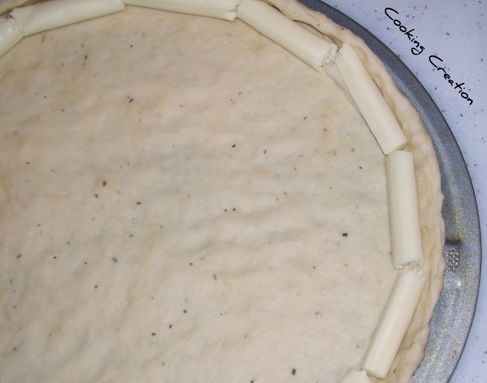 Cooking Creation: Homemade Stuffed Crust Pizza