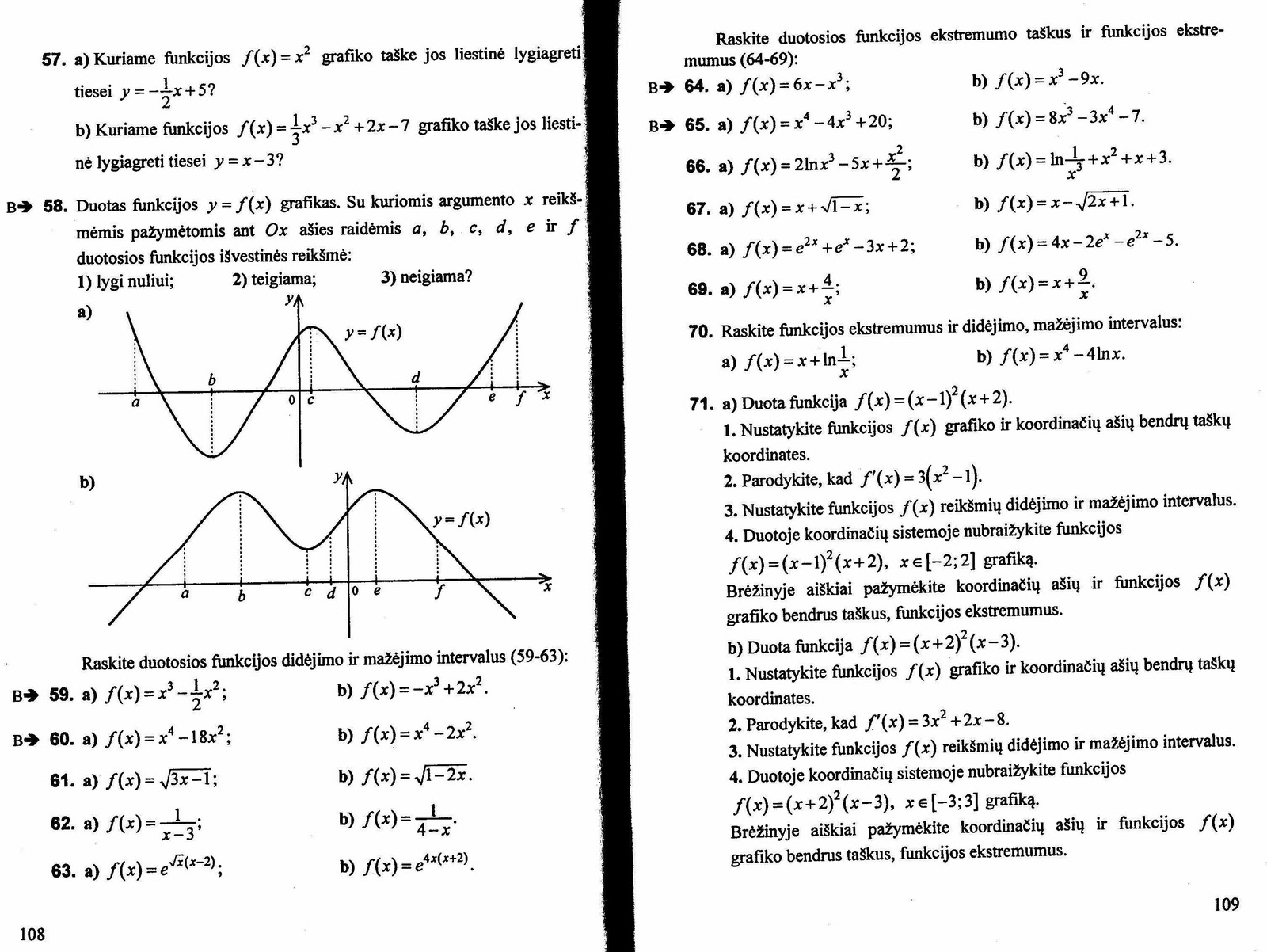 Dvyliktokams: Funkcijos išvestinė ir jos taikymai