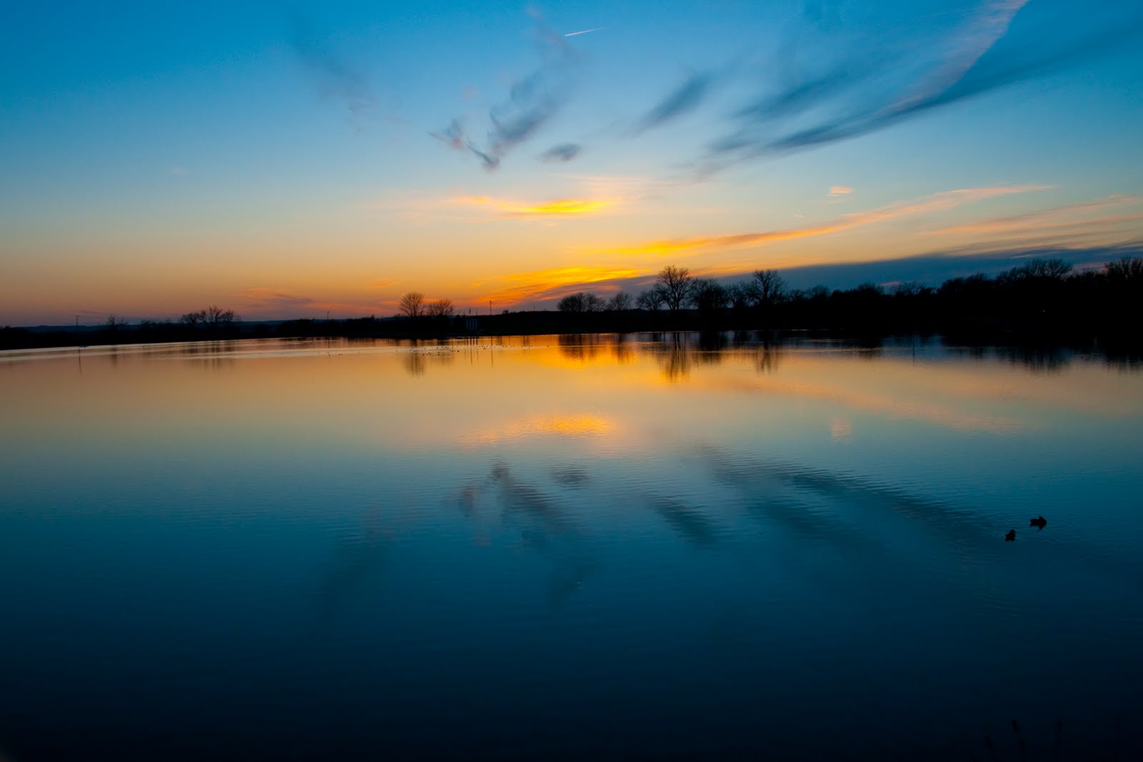 Different Perspectives: Regular edited Sunset and HDR sunset