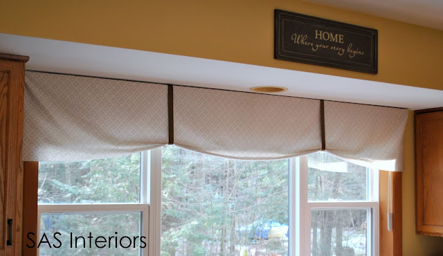 DIY: Kitchen Window Valance – Jenna Burger Design – Interior Design ...