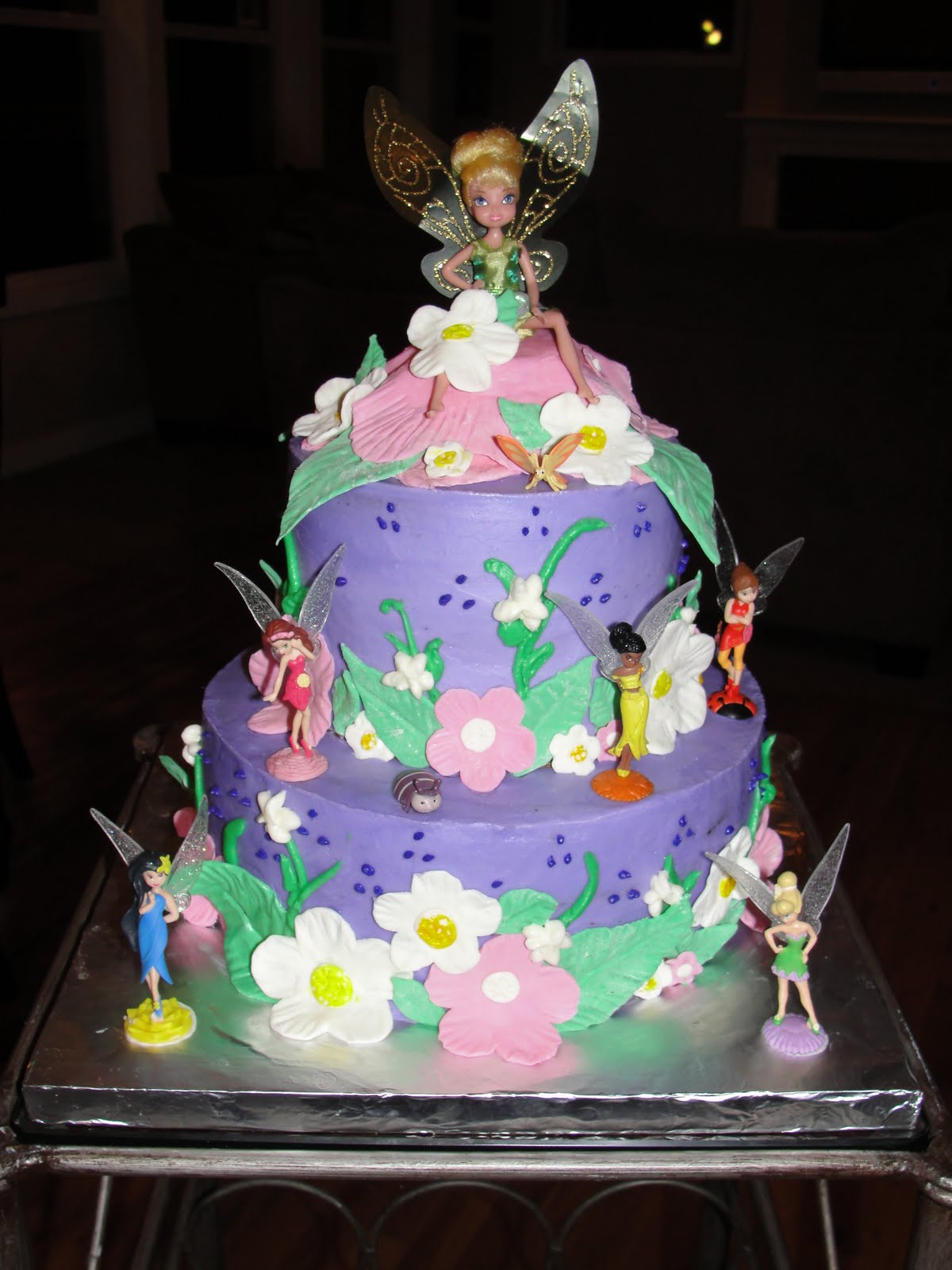 The Shank Family: My Sweet Emily's Tinkerbell Cake!