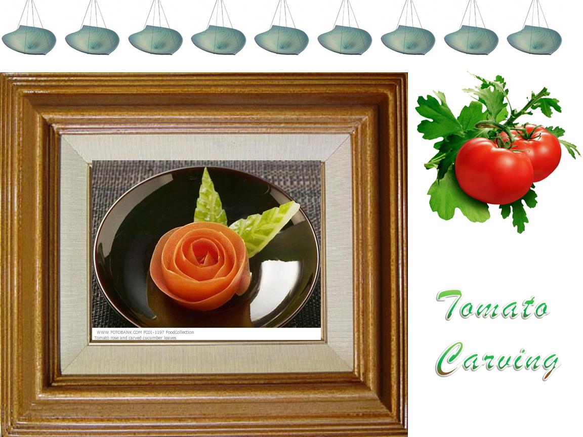 Food Decoration: Tomato Carving
