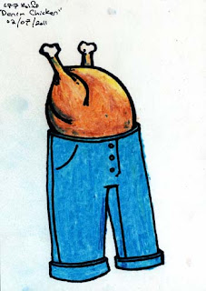 Rolfe Art: 677 Denim Chicken