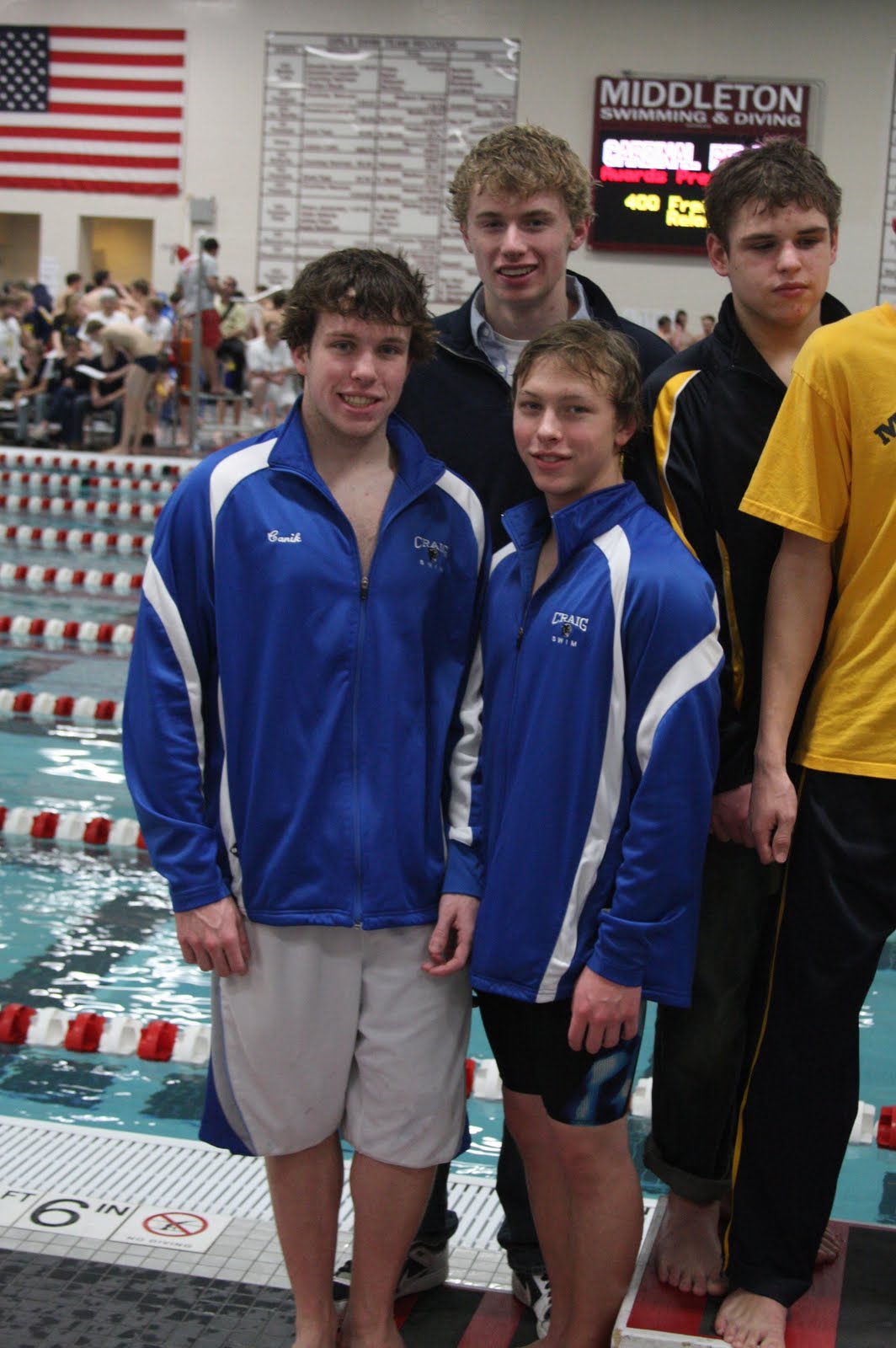 Craig Boys Swim Team: Craig @ Cardinal Relays