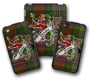 Scottish Tartans: Dundee Tartan Lion iPhone and iPad Cases