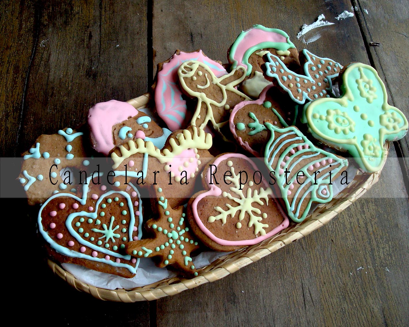 Candelaria Reposteria: Canasta de Galletitas