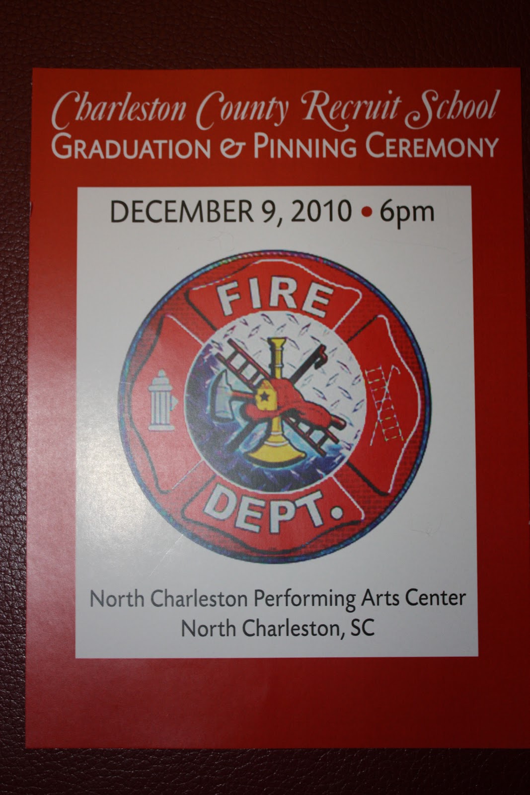 Charleston Firefighter Support Team: Charleston County Recruit School ...