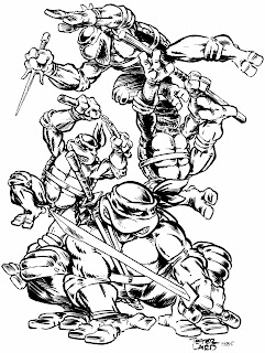 Peter Laird's TMNT blog: Blast from the Past #93: TMNT group shot