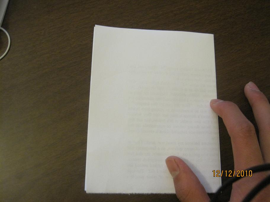 The Random Blog: How to Rip Paper